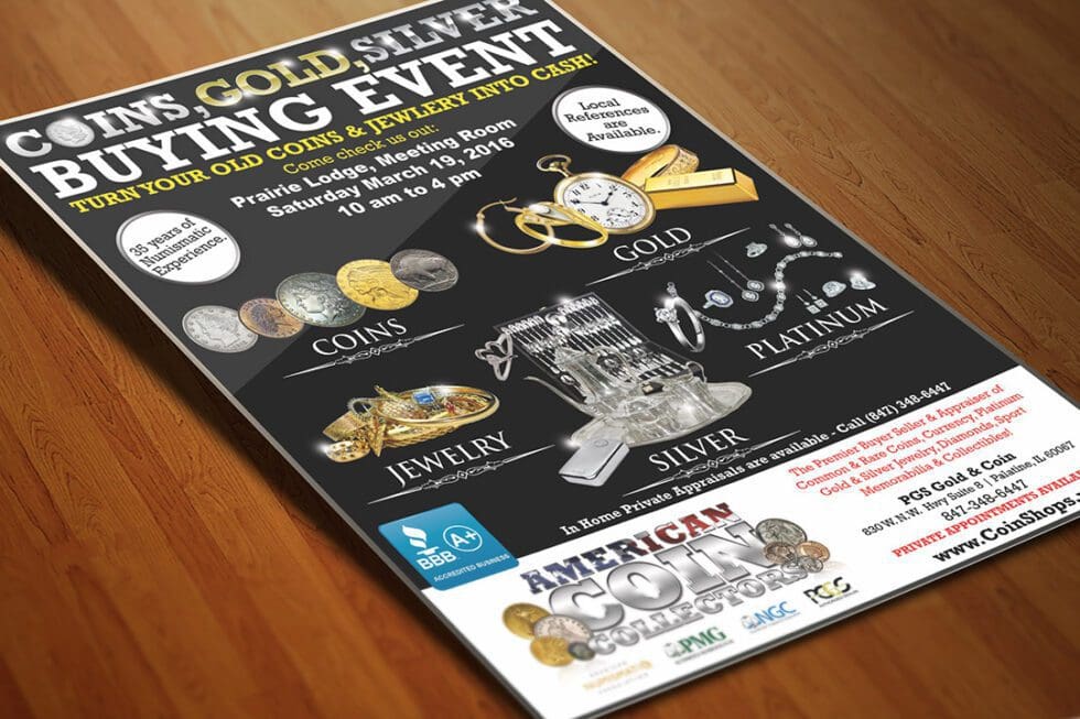 American Coin Collectors Poster | Bracha Designs