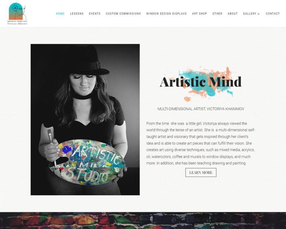 Multi-Dimensional Artist Website | Bracha Designs