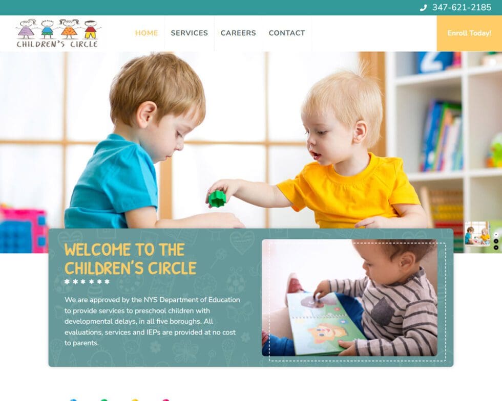 Child Development Website | Bracha Designs