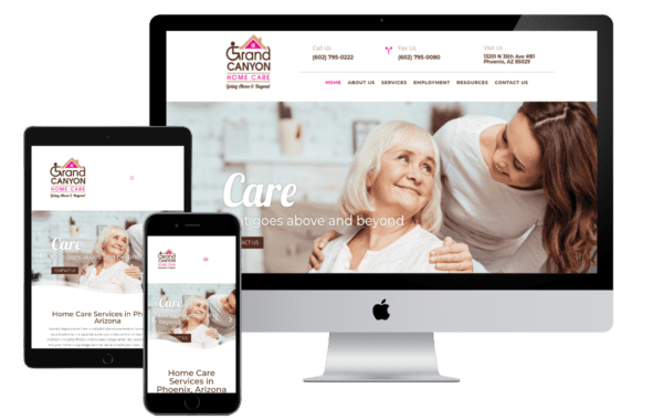 Home Care Website | Bracha Designs