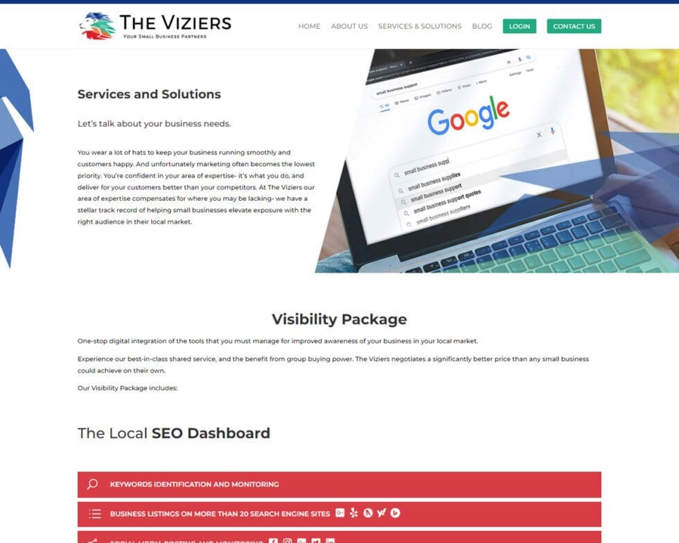 Small Business Marketing Partner Website | Bracha Designs