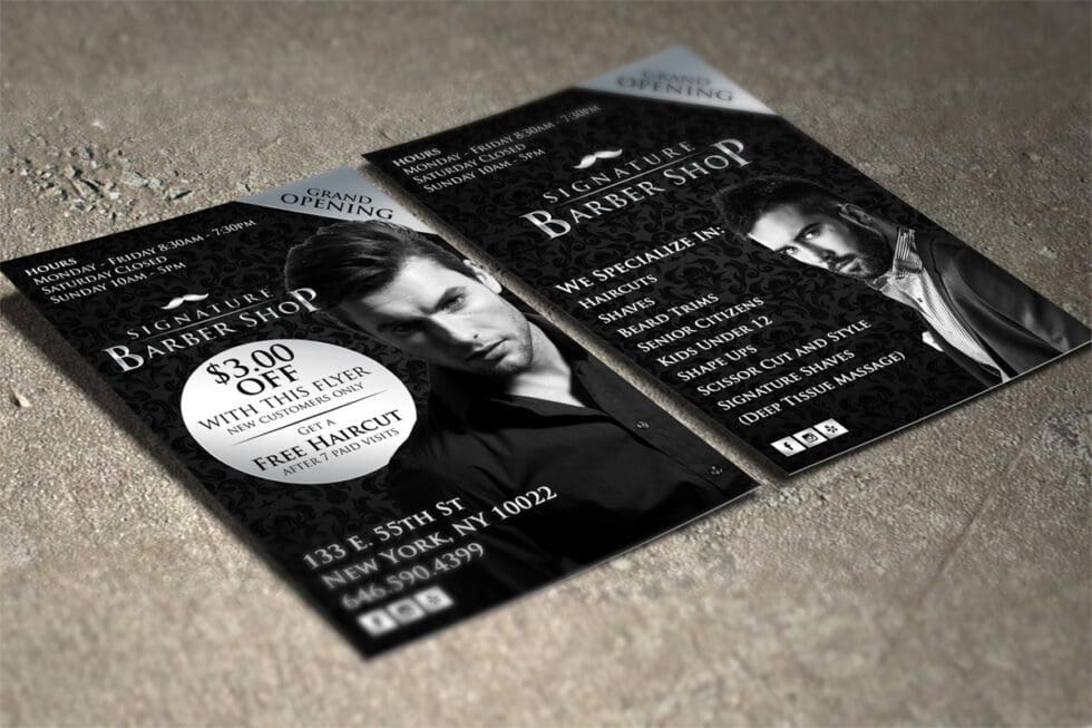 Signature Grand Opening Postcard | Bracha Designs