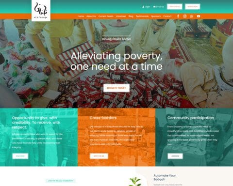 Poverty Relief Website | Bracha Designs