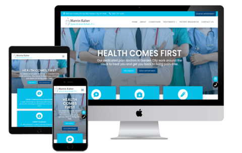 Spine & Joint Rehab Website | Bracha Designs