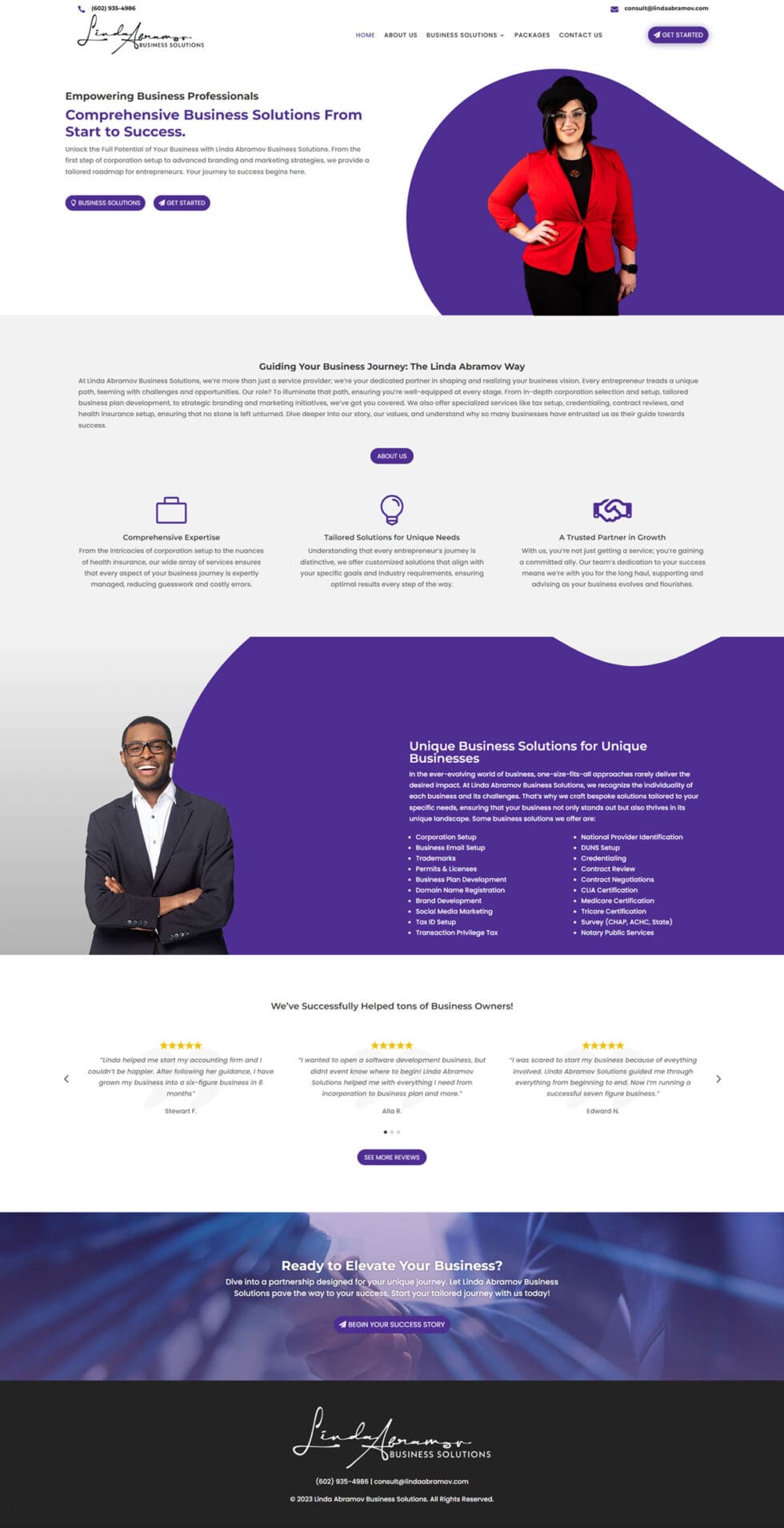 Web Design Portfolio | Great Website Examples | Bracha Designs