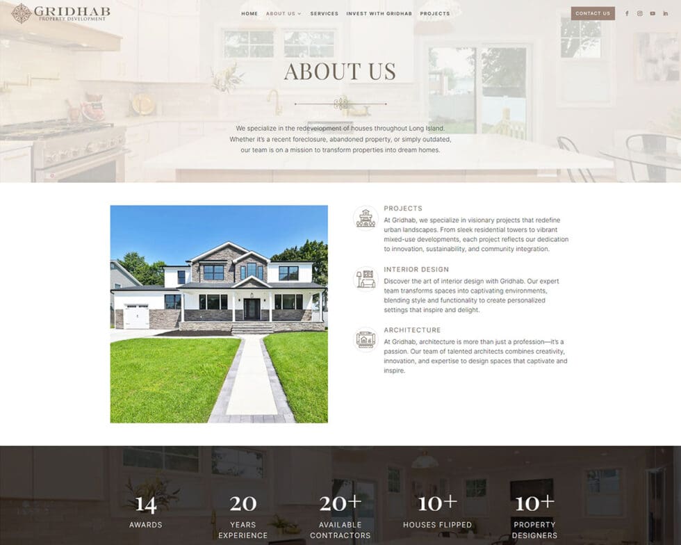 Property Development Website | Bracha Designs