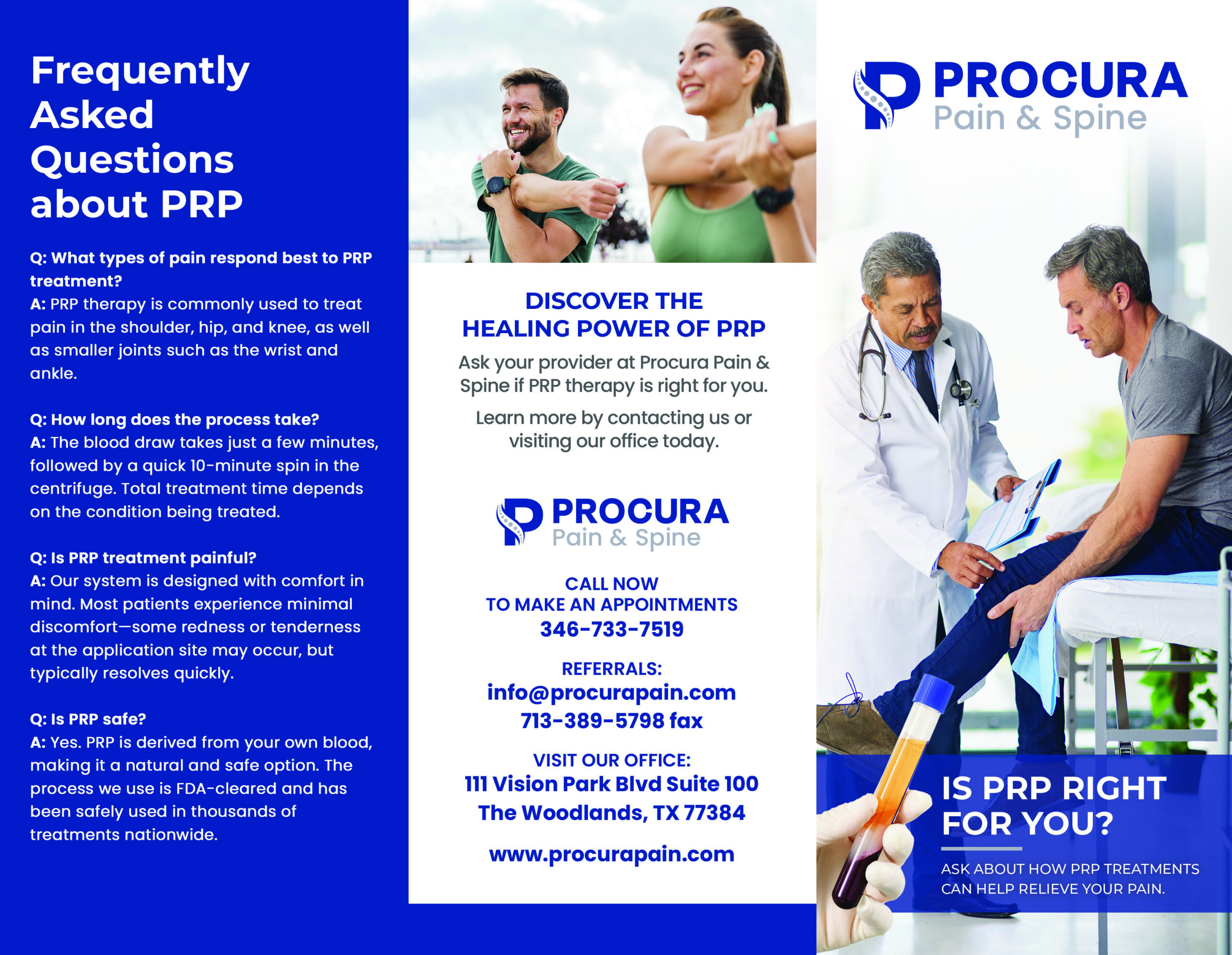 PRP Brochure Design | Bracha Designs